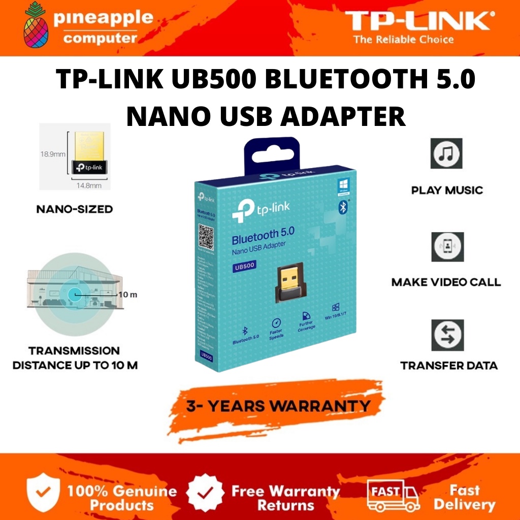 TP-Link UB400 Bluetooth 4.0 Nano USB Adapter | Shopee Malaysia