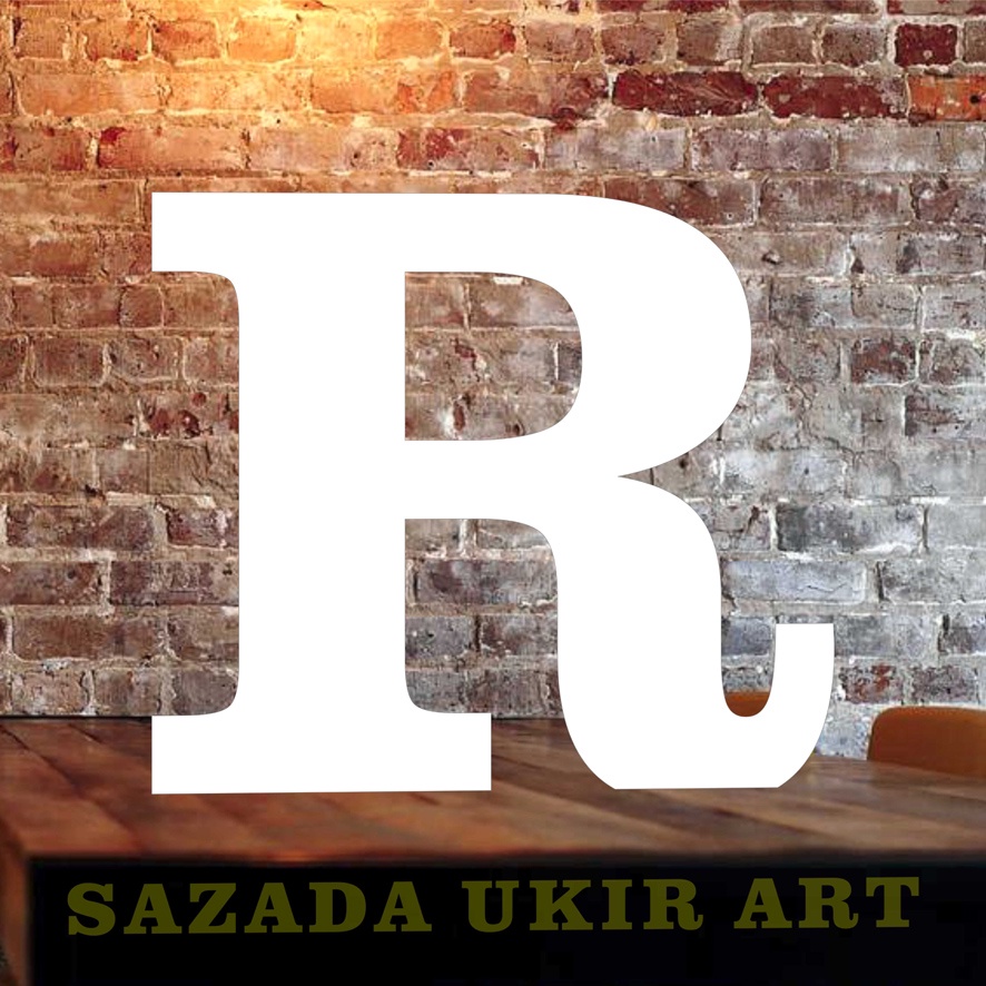 8cm S3 Abjad/Alphabet Alphabet Letter wedding Decoration Table Sign ...