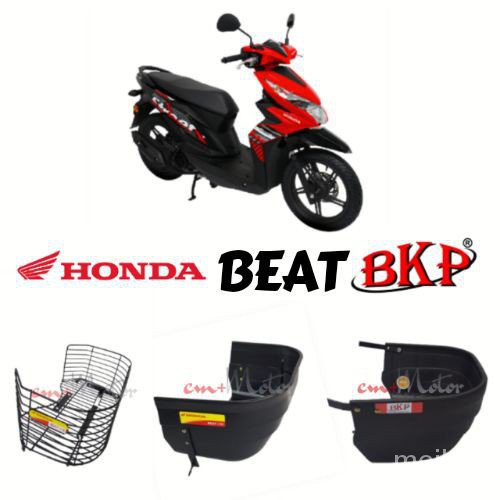 💕cm+Motor HONDA Beat V1 PVC / Besi Basket / 100% Original V1 V2 BKP PVC ...