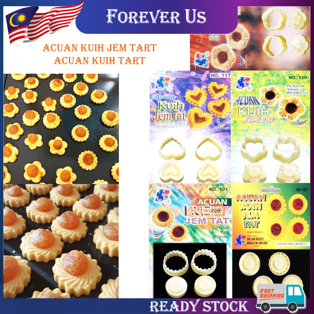 Acuan Kuih Jem Tart (5 types) / Acuan Kuih Tart | Shopee Malaysia