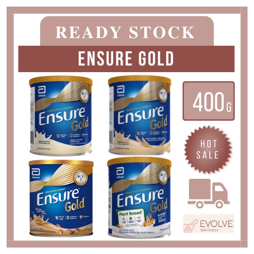 [400G] ENSURE GOLD 400G VANILLA / WHEAT / COFFEE / ALMOND | Shopee Malaysia