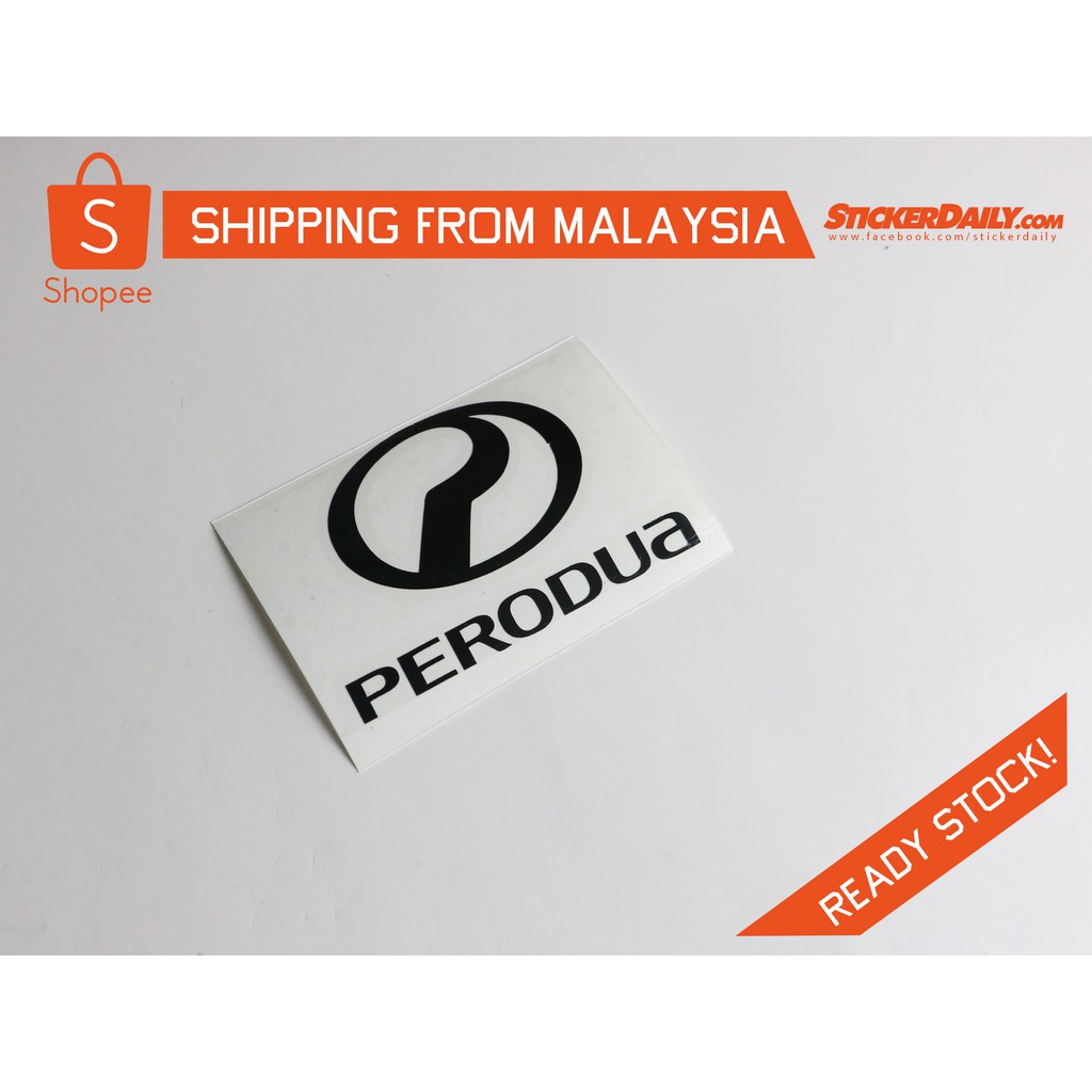 Perodua Logo Cut Out Sticker Vinyl | Shopee Malaysia