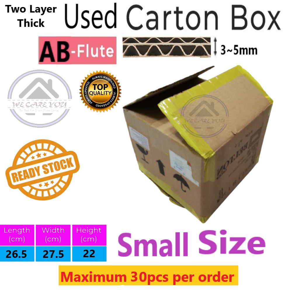 Double Wall second hand Packing Box Used Carton Box Kotak Recycle ...
