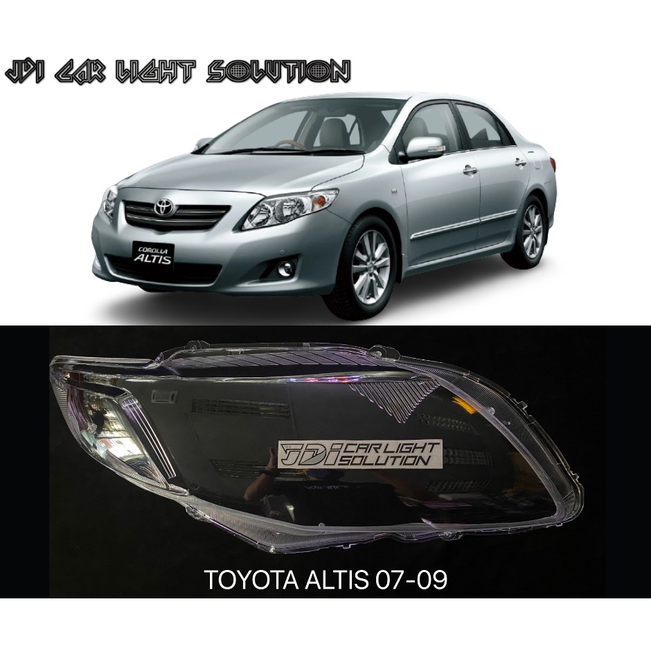 TOYOTA ALTIS 07 08 09 10 HEADLAMP COVER READY STOCK | Shopee Malaysia