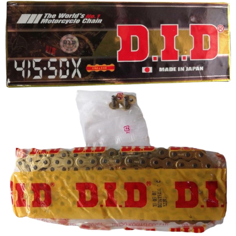 DID RACING 100% ORIGINAL JAPAN 415-SDX X 132L GOLD CHAIN HD 100% ...