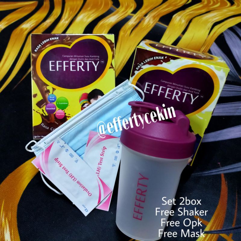 Susu Kesuburan Efferty (2box) FREE 10 video Hamil dari rumah FREE ...