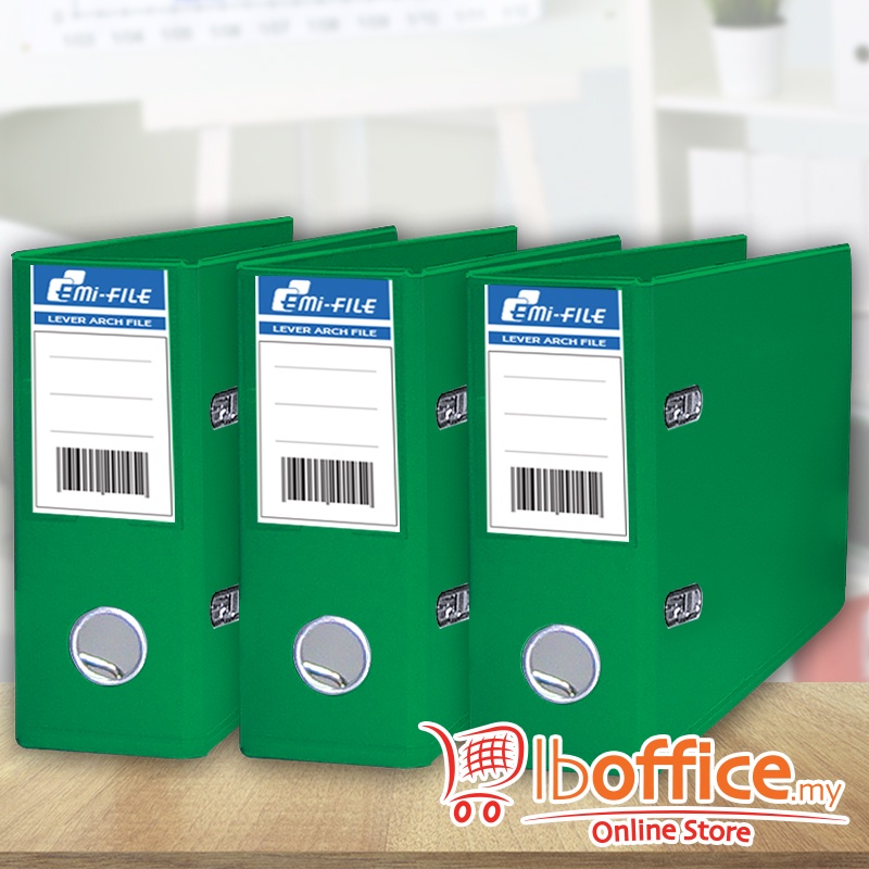 PVC Voucher File - EMI-747 - 75mm - Green | Shopee Malaysia