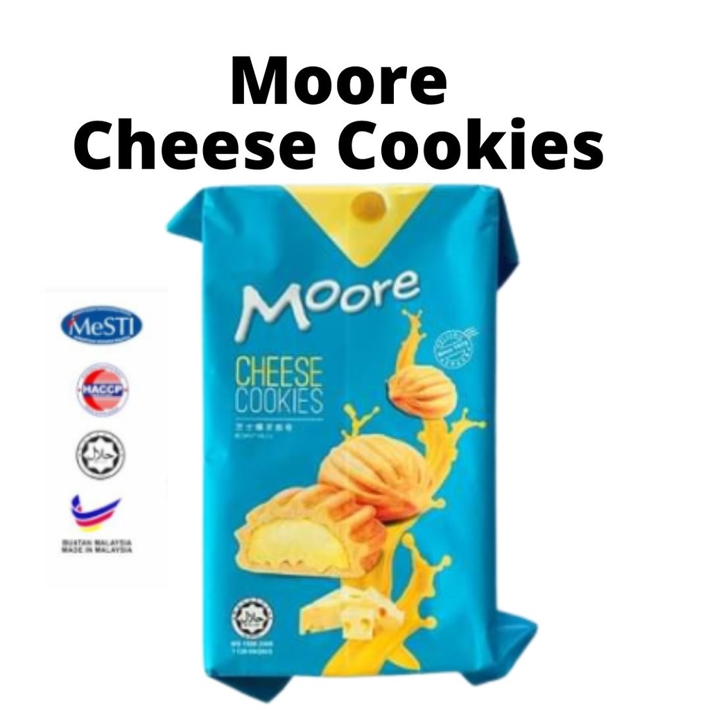 [Halal] Moore Chesse Cookies 90g (LOCAL READY STOCKS) | Shopee Malaysia