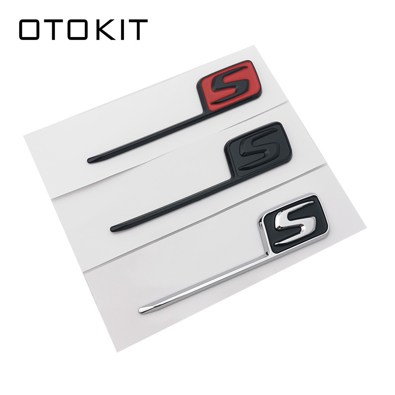 New ABS S Badge Car Rear Emblem Sticker for Mercedes Benz w117 cla45 ...