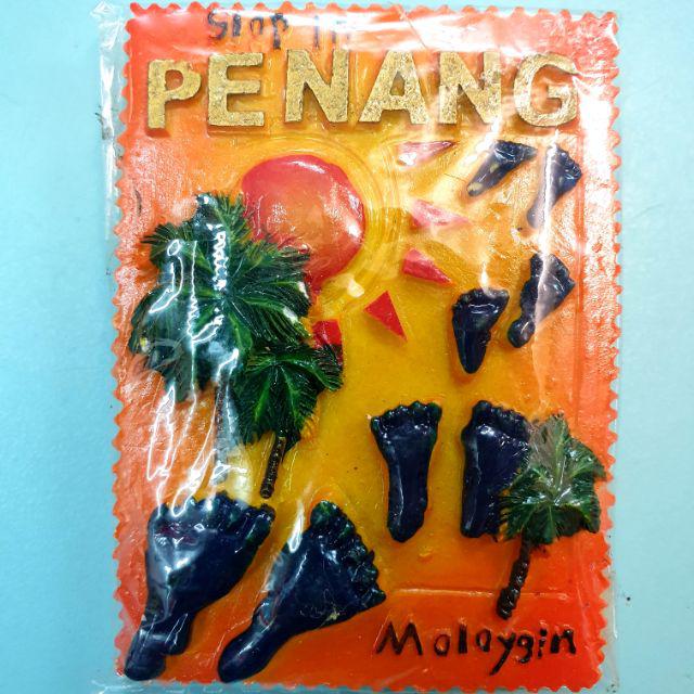 Penang Famous Attraction & Food Collection 🍲🍛Souvenir 3D Fridge Magnet ...