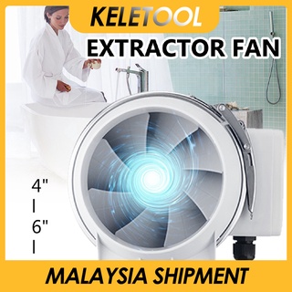 Keletool 4"6"8" Exhaust Duct Fan Besar Booster Blower Fan Ventilation ...