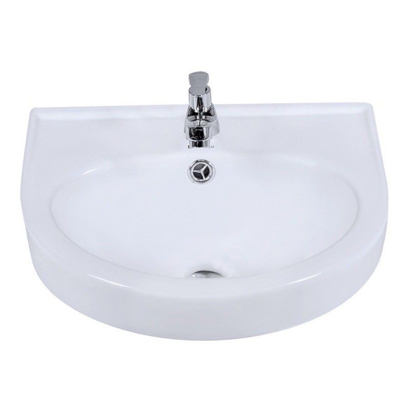 high quality bathroom ceramic wall hung basin with wall plug screw ...