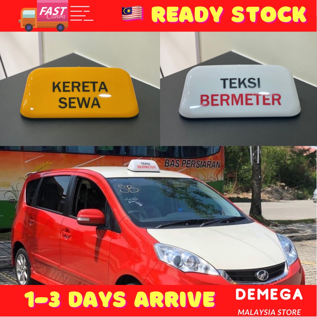 🇲🇾 ReadyStock 🔥 KERETA SEWA/TEKSI Bermeter Bumbung Teksi (MiniCap Type ...