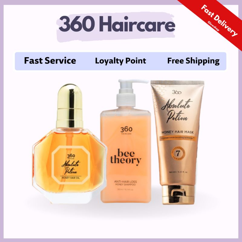 360 Haircare Absolute Potion Honey Hair Oil (50ml) , Bee Theory Anti ...
