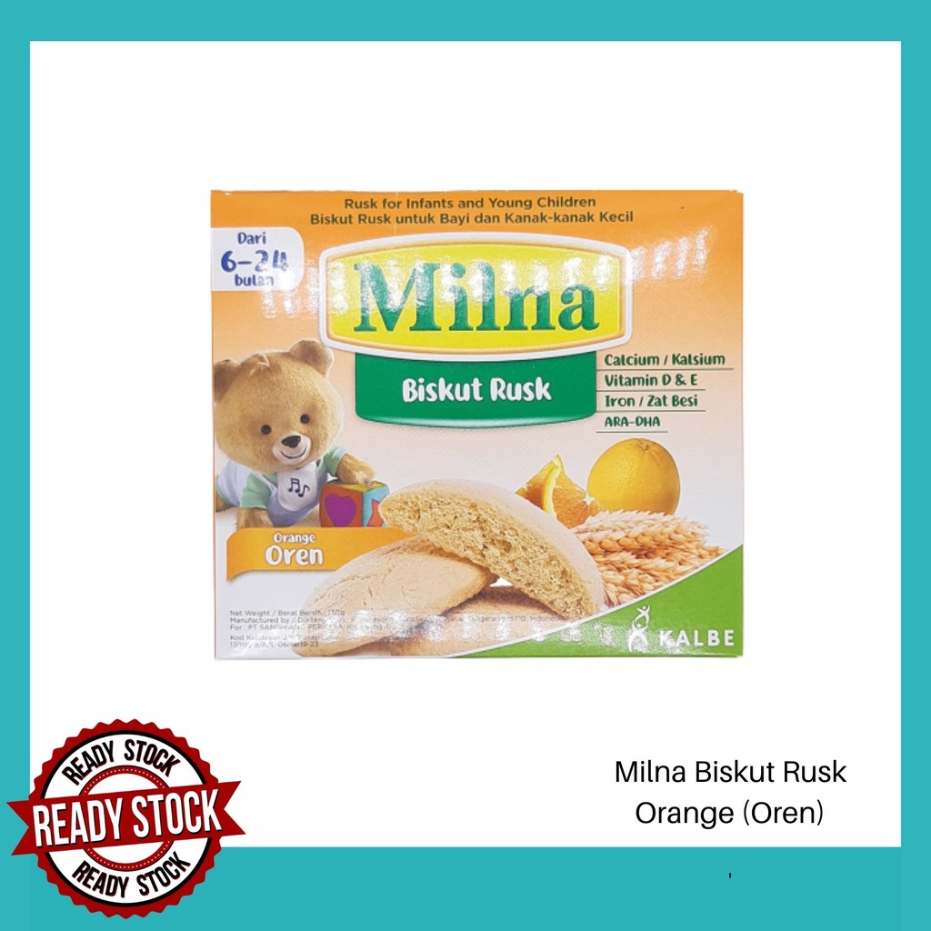Milna Biskut Rusk Orange ( Oren , Dari 6-24bulan) | Shopee Malaysia