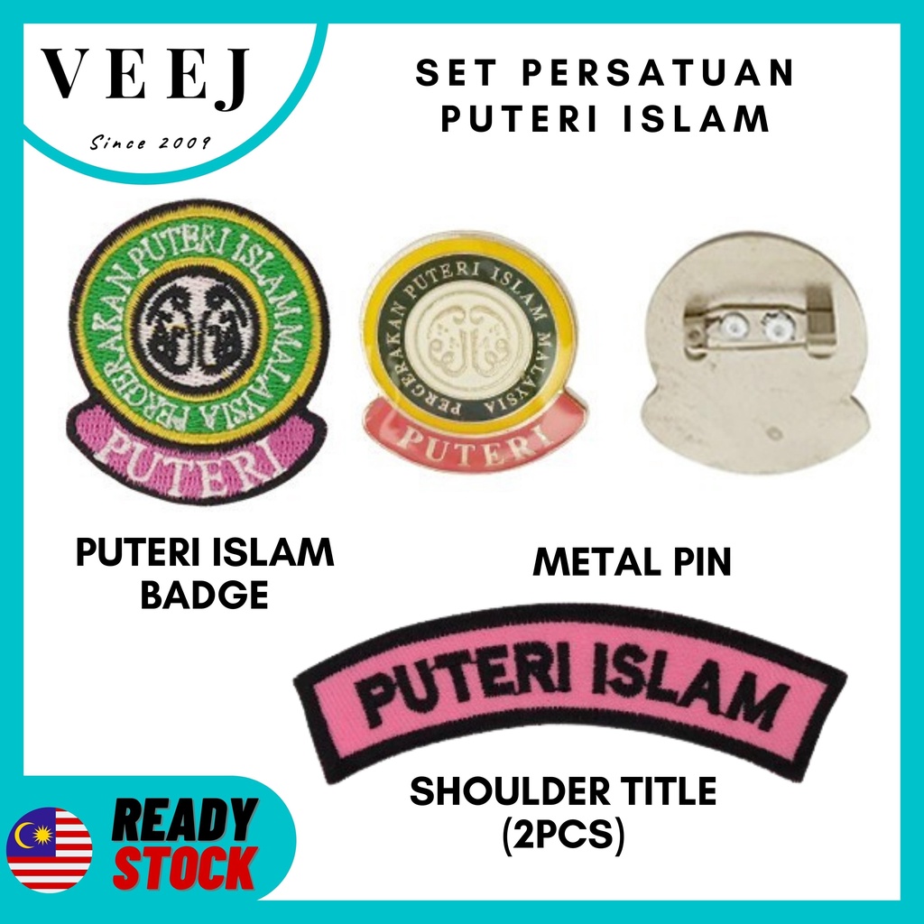 (SET) AKSESORI SET PERSATUAN PUTERI ISLAM I SET AKSESORI UNTUK ...