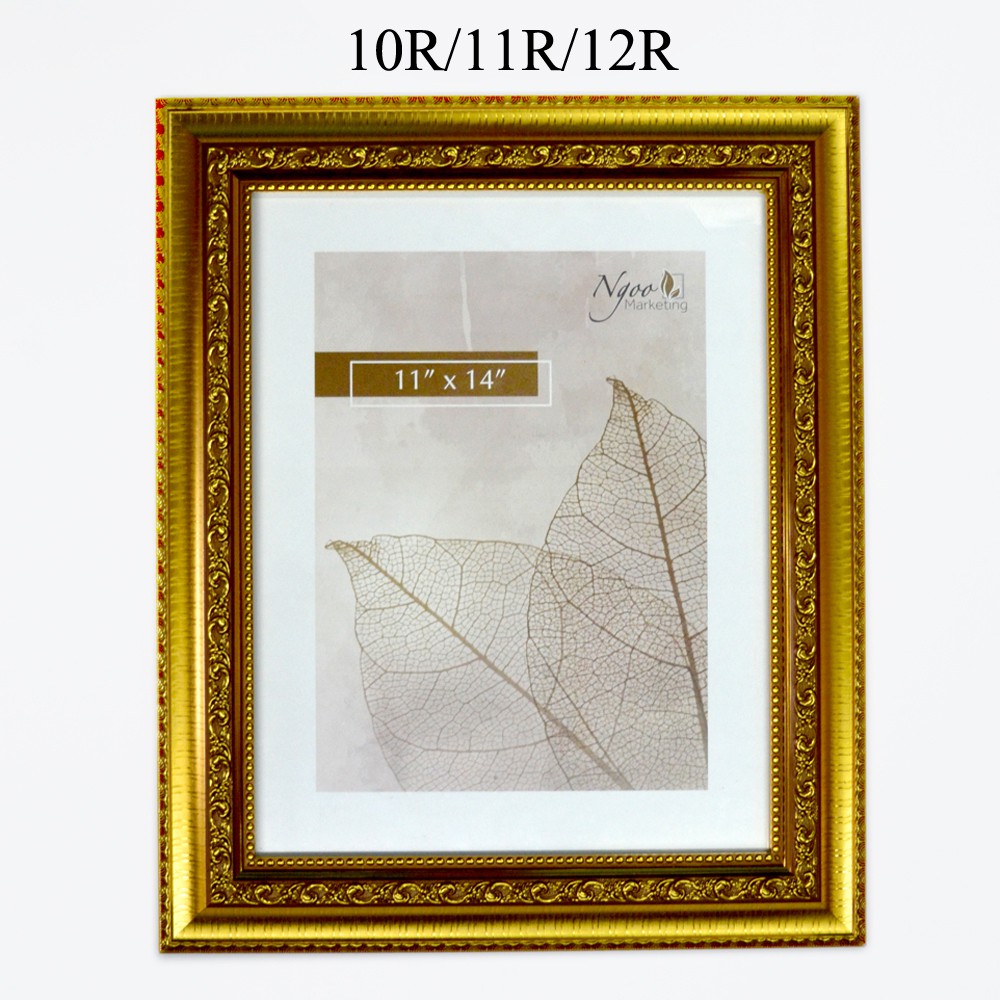 Wood Photo Frame Gold Size 10R/11R/12R (made in Malaysia) | Shopee Malaysia
