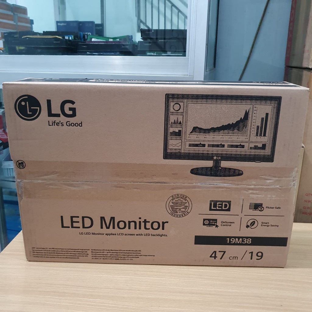 LG 19" LED Monitor - LG 19M38A LED Monitor | Shopee Malaysia