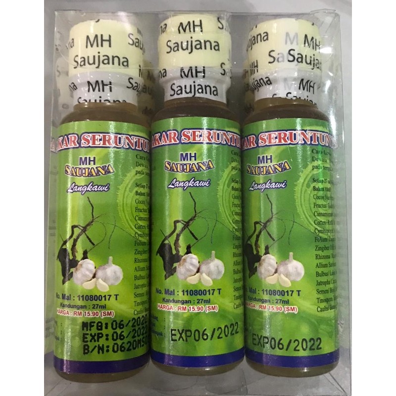 MINYAK AKAR SERUNTUN (MH SAUJANA) | Shopee Malaysia