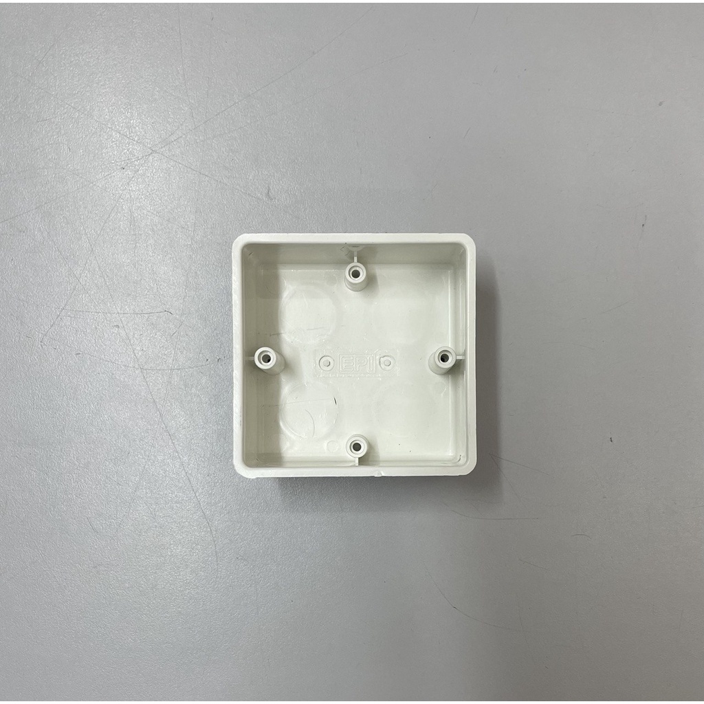 EPI 3X3 PVC Single Conceal Box / 3x7 PVC Double Conceal Box / White PVC ...