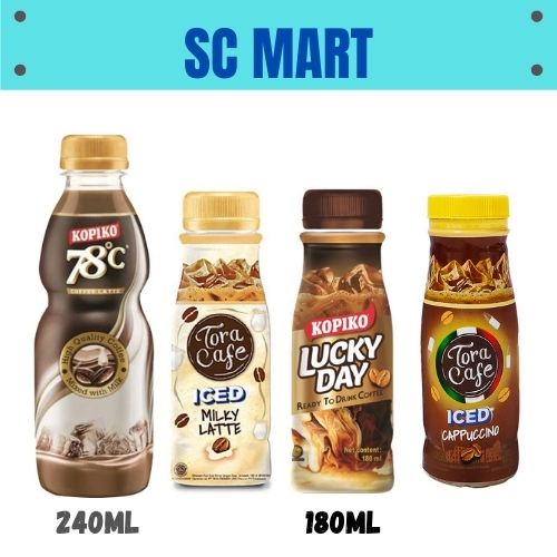 [SC] KOPIKO Coffee Drink (78c/LuckyDay/Latte/Cappuccino) 180-240ml ...