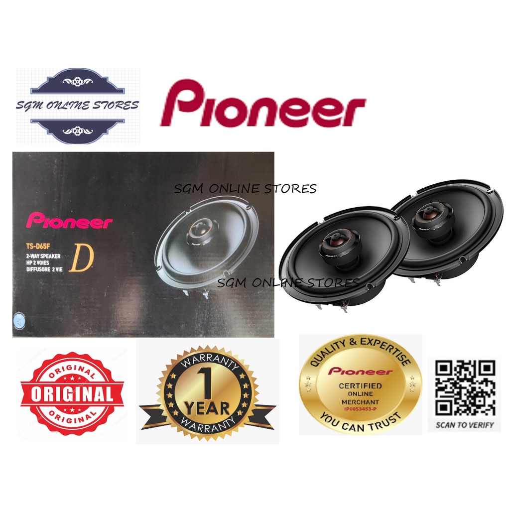 Pioneer TS-D65F - 6.5inch 2Way Coaxial Car Speaker Perodua / Proton ...