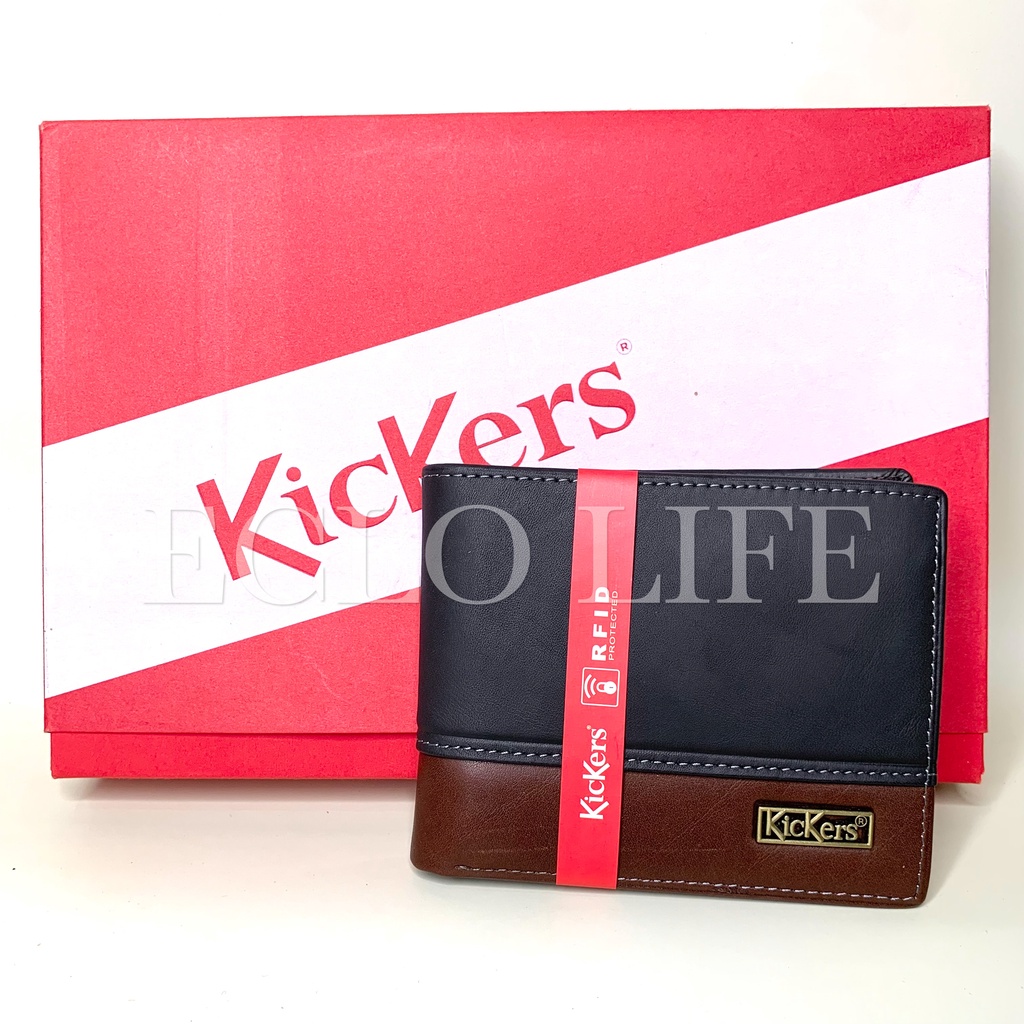 Kickers Short Wallet Genuine Leather 100% Original with RFID [51373 ...