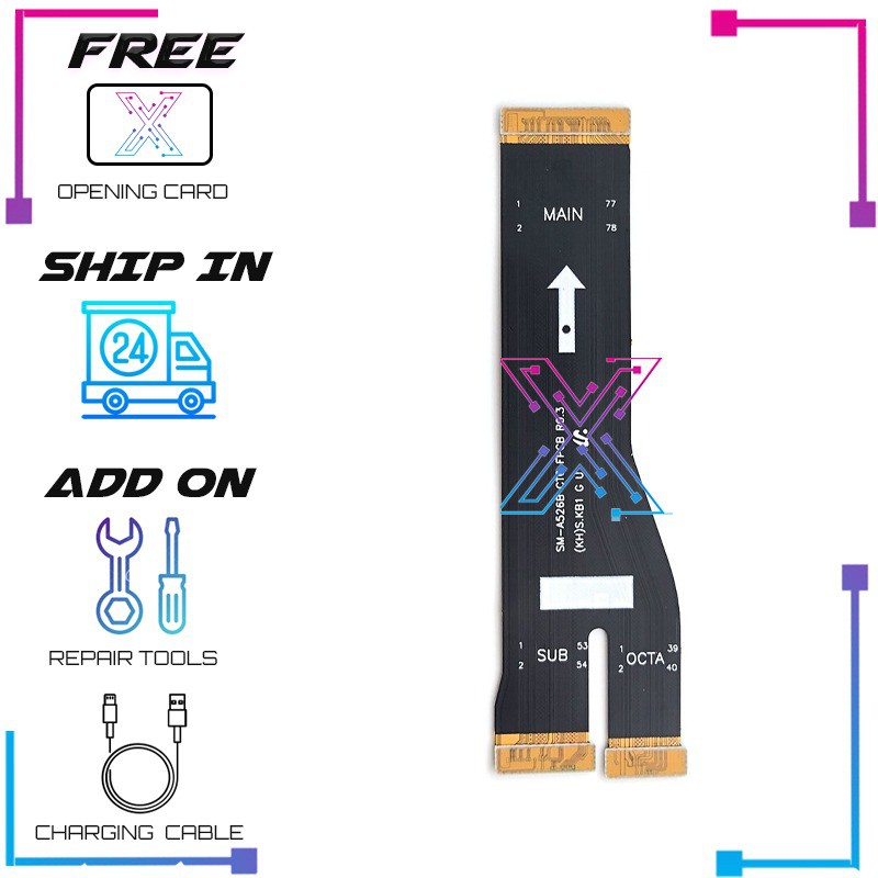 For Samsung A52 5G / A526B 5G Main Board To Charging Board Ribbon Flex ...