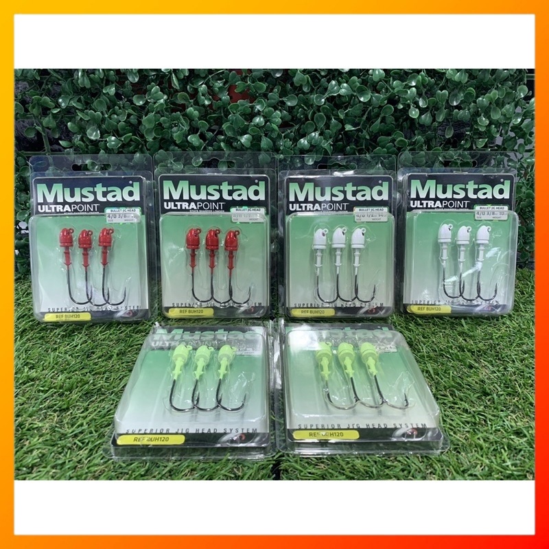 Mustad Ultra Point Bullet Jighead Fishing Hook (Ref: BUH120) | Shopee ...