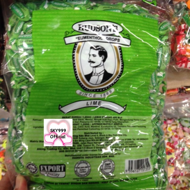 Hudson's Sweets/Candy 1.2kg (+-400pcs) per bag (Gula-gula Hudson's ...