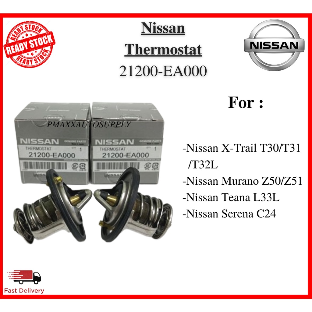 NISSAN GENUINE THERMOSTAT 21200-EA000 (82.0) (LOWER) FOR NISSAN XTRAIL ...