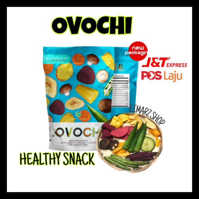 OVOCHI (Mix Chip/Okra) SNACK SAYUR SIHAT TANPA MSG | KEREPEK SAYUR ...
