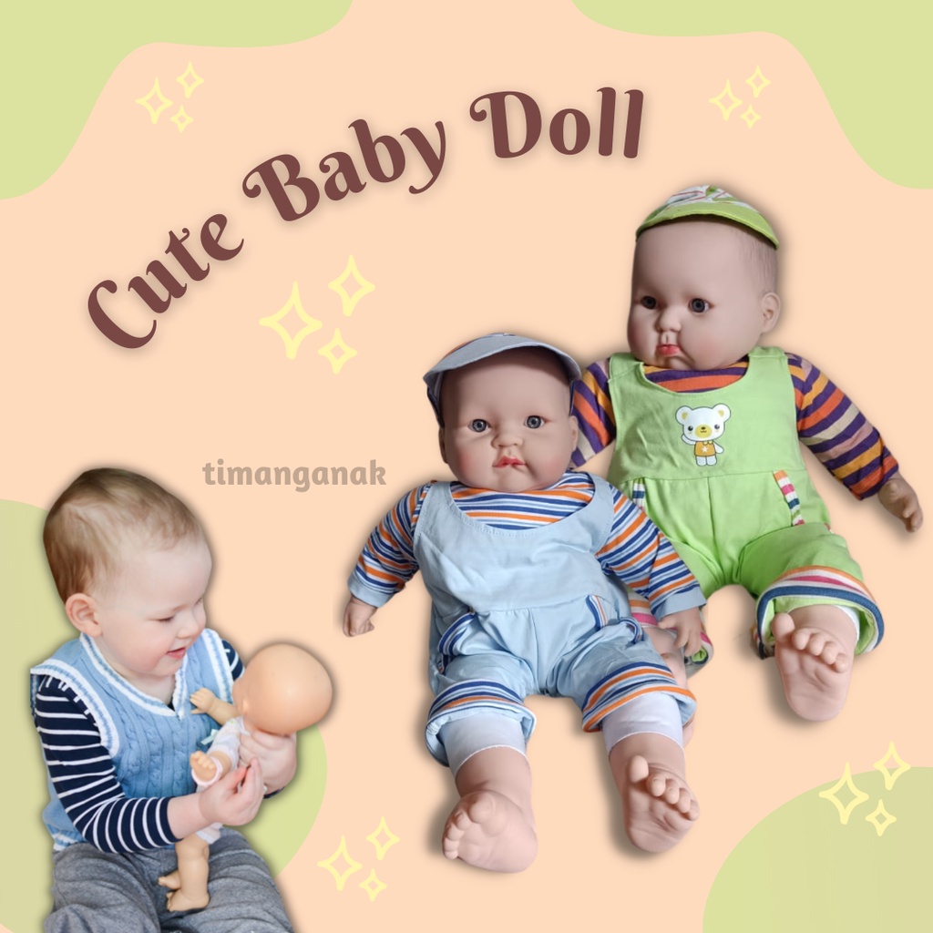 Patung Baby Doll / Mainan Patung Baby / Cute Baby Newborn Doll Toys / Mainan Anak Patung Kanak ...