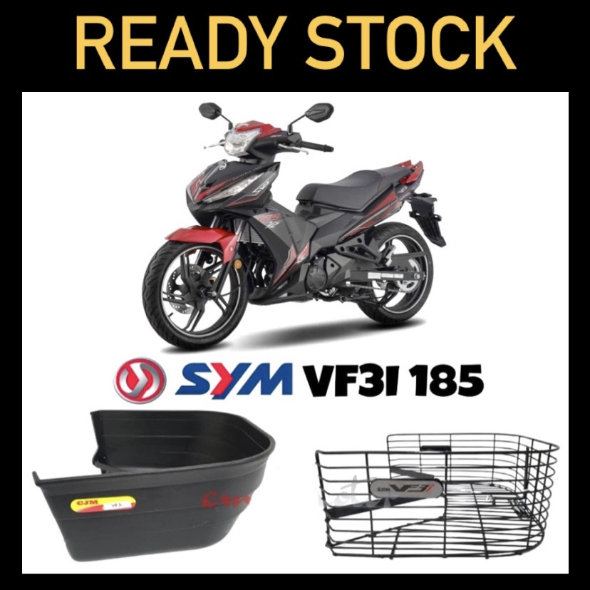 SYM VF3I 185 V1 V2 Pro Le PVC Bakul / Besi Basket Motor Raga FRONT ...