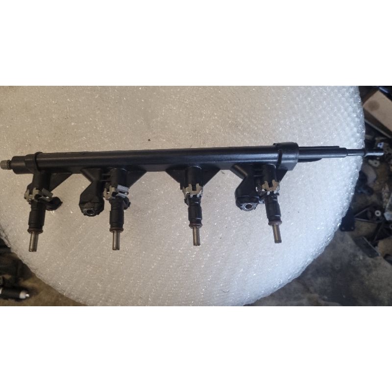 injector with fuel rail mini cooper one r55 r56 n12 n16 peugeot 308 vti ...