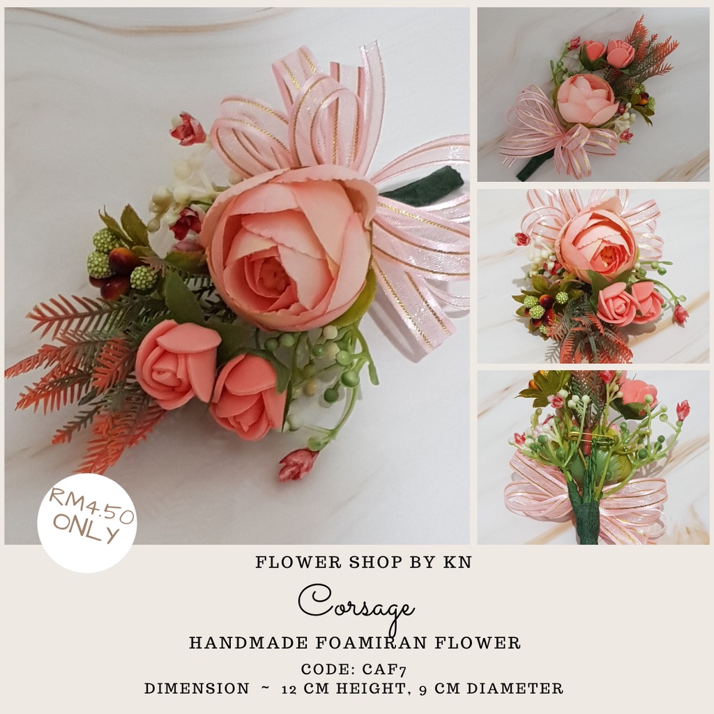 Corsage / Bunga Penanggah / Bunga Dada | Shopee Malaysia