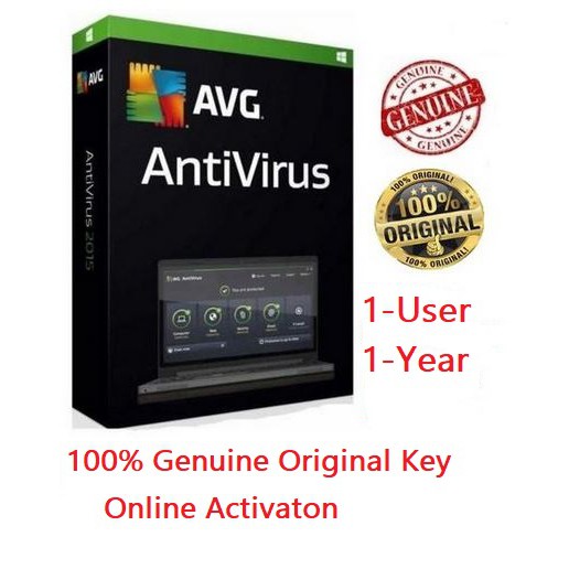 Original AVG Antivirus Latest Version (Windows) 1- Year 1- PC - (Email ...