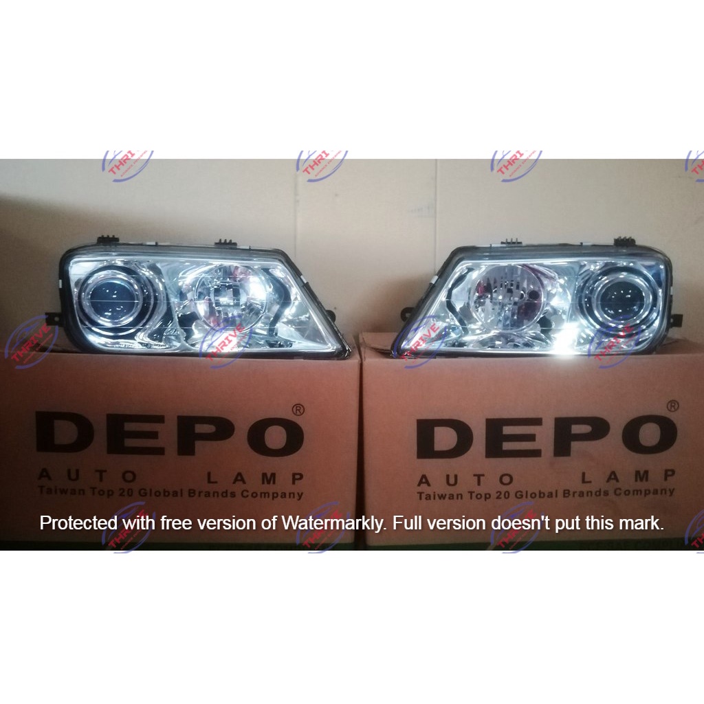 PROTON WAJA HEAD LAMP (DEPO) | Shopee Malaysia