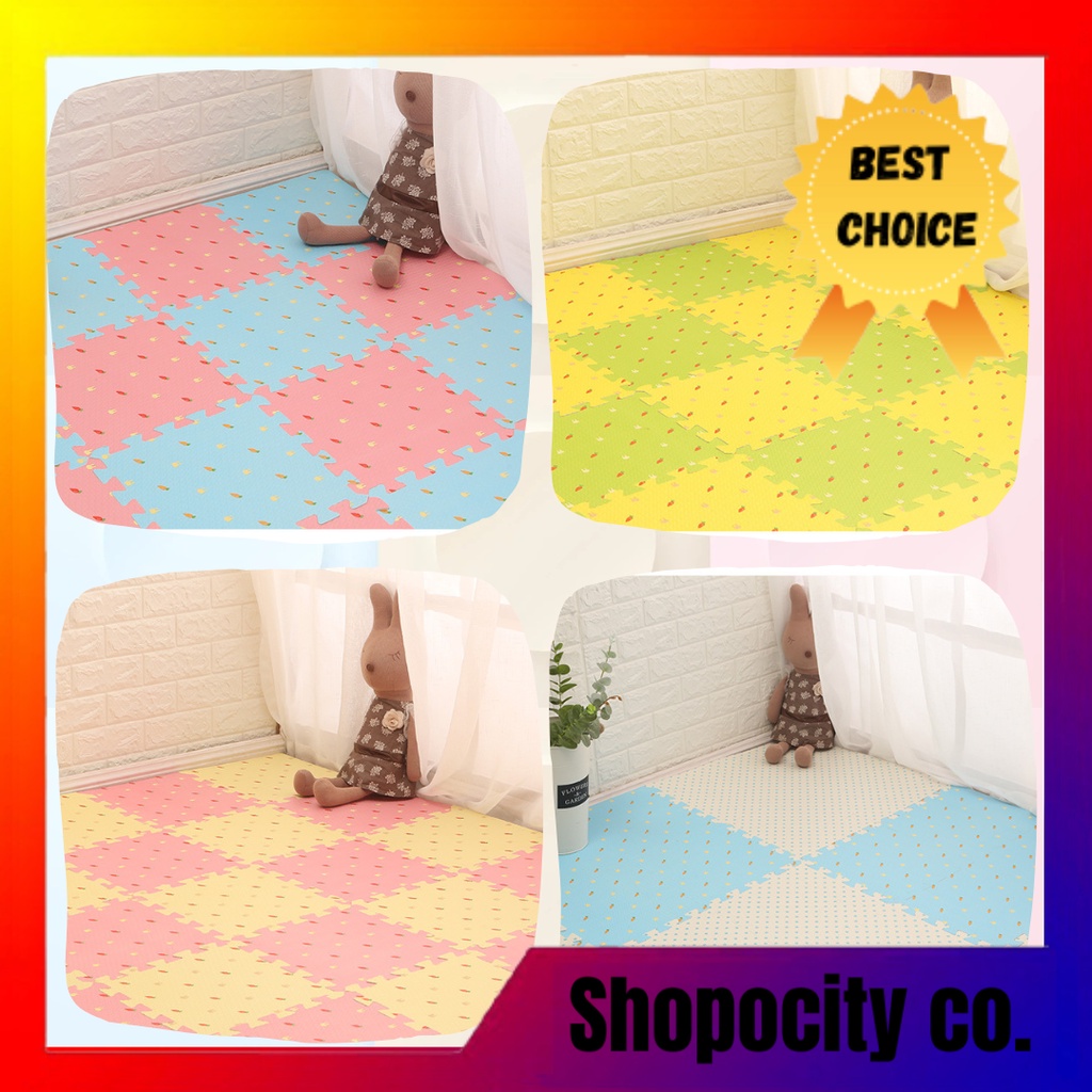 High Quality Baby Playmat Cartoon Logo Non-slip Comfortable Soft Puzzle ...