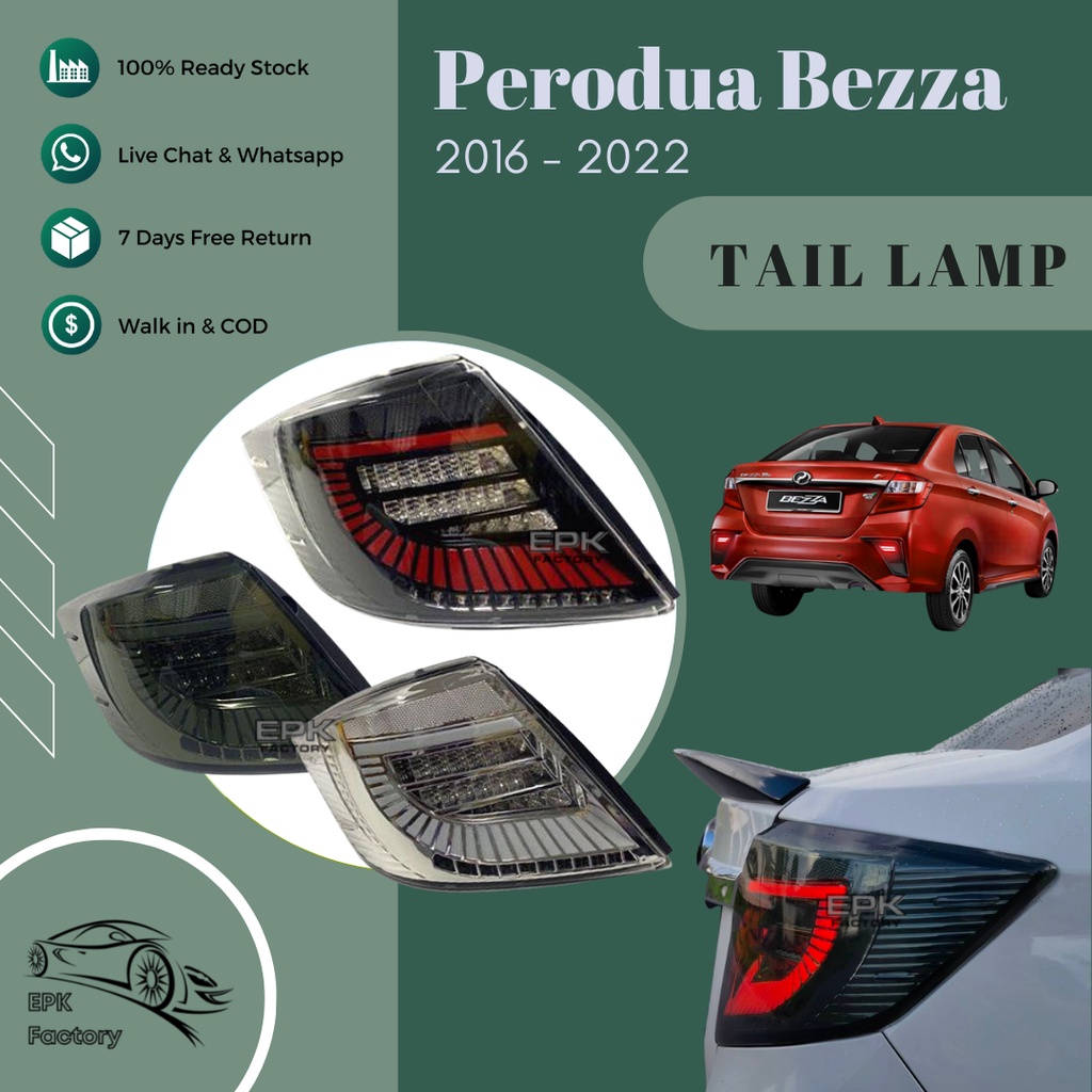 Perodua Bezza Tail Lamp Tail Light Taillamp Taillight LED 2016 2017 ...