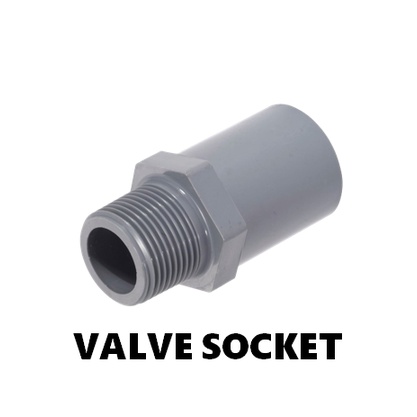 15mm 1/2 Inch Pvc Pipe Fittngs BBB Socket Elbow Tee Plug Endcap Pt ...