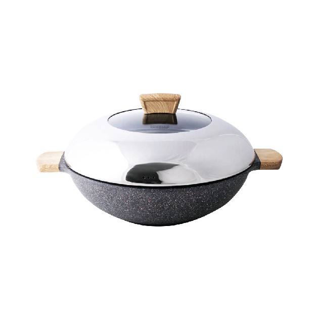 Shogun Granite Plus 36cm Non-stick Covered Wok, 7.6L (IH) | Shopee Malaysia