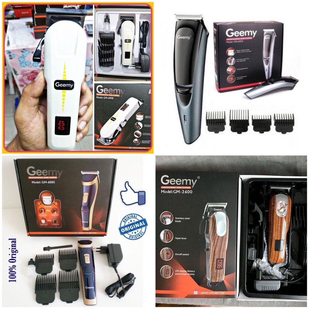 Geemy Top Sold Original GM-6005/ GM-6008/ GM-2600/ GM-6053 Professional ...