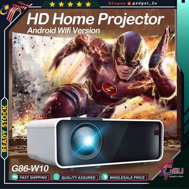 High Resolution Mini Projector FULL HD 1080P Android Wifi HD 6000 ...