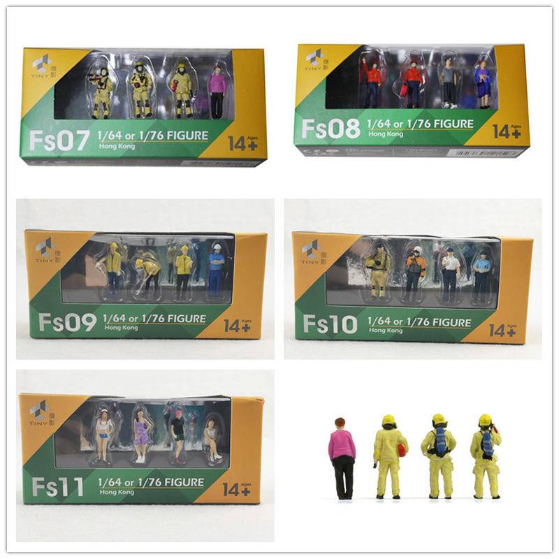 HONG KONG TINY CITY 1/64 FIGURE SET FS07-FS11 TRAFFIC POLICE FIREMAN AMBULANCE | Shopee Malaysia