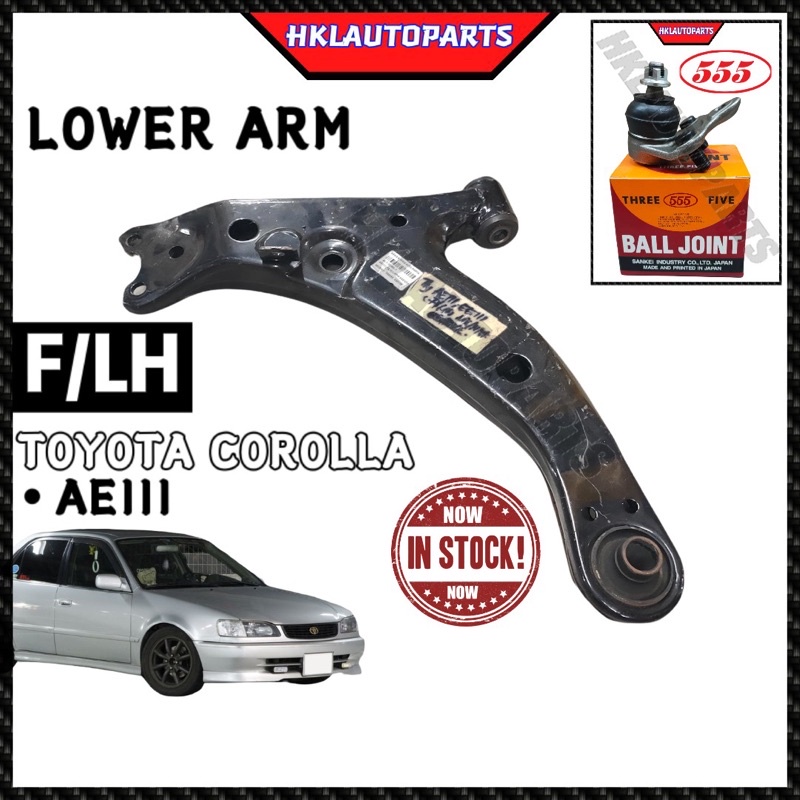 TOYOTA COROLLA AE111 LOWER ARM F/LH 555 TOYOTA COROLLA AE101 AE111 ...