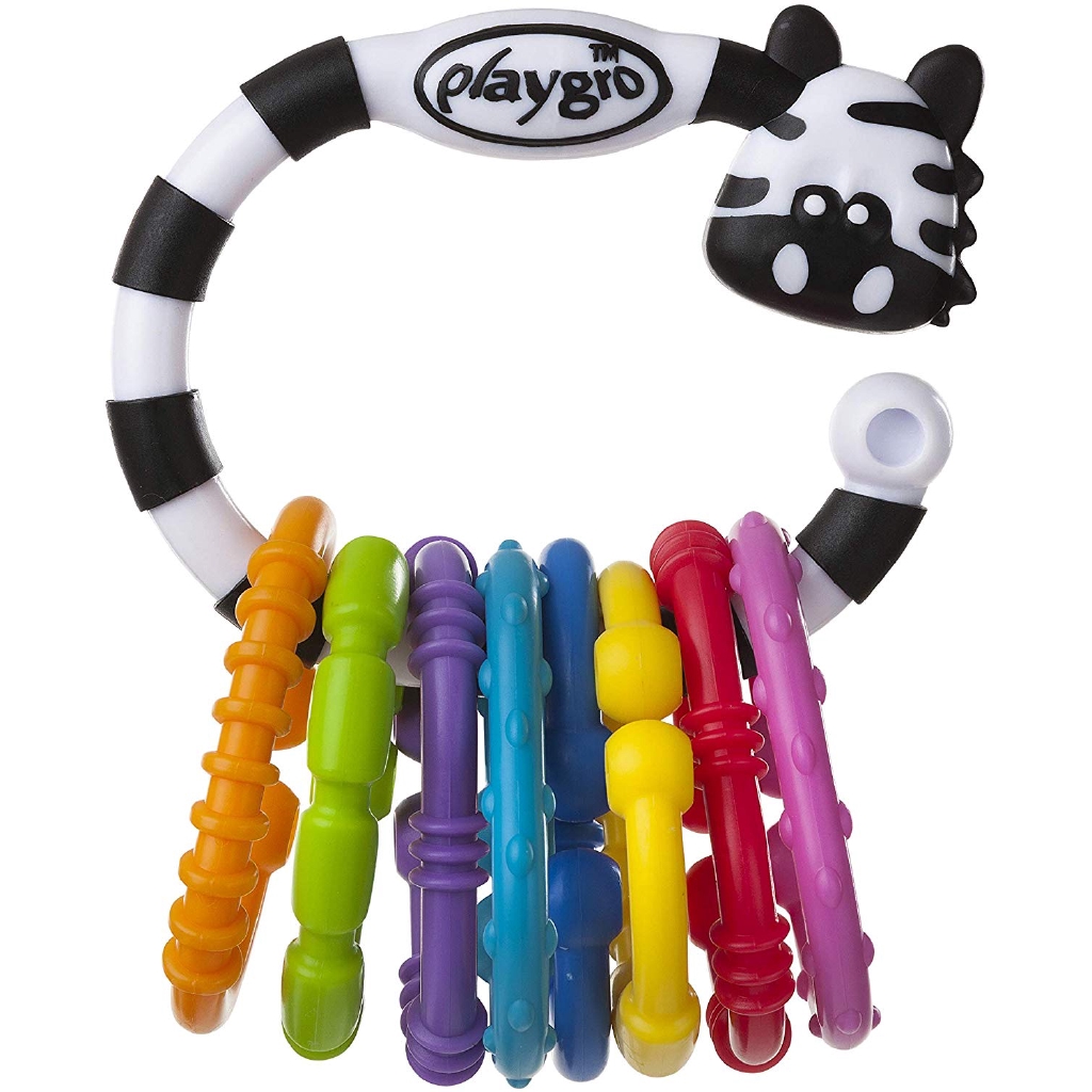Playgro 0184558 Zebra 9 Links Teether for Baby 3 month+ | Shopee Malaysia