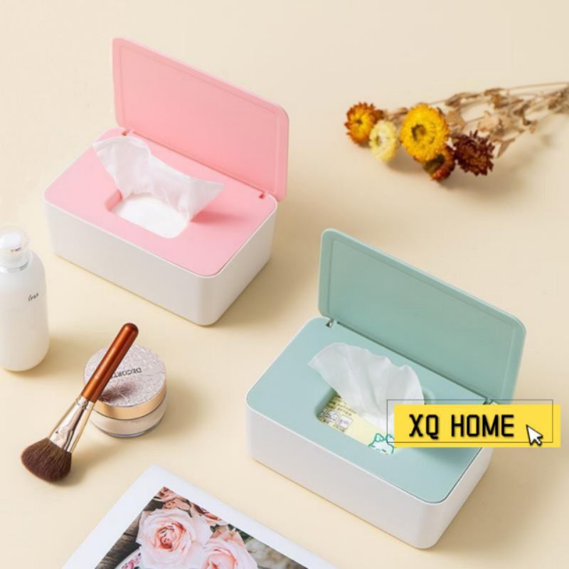 Wet tissue Face Mask box with lid drawer box household dust-proof ...