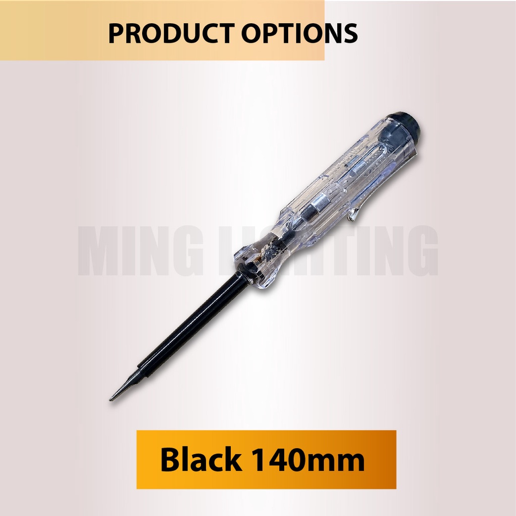 Flat Head Electrical Test Pen Electrician AC Voltage Detector Pens ...