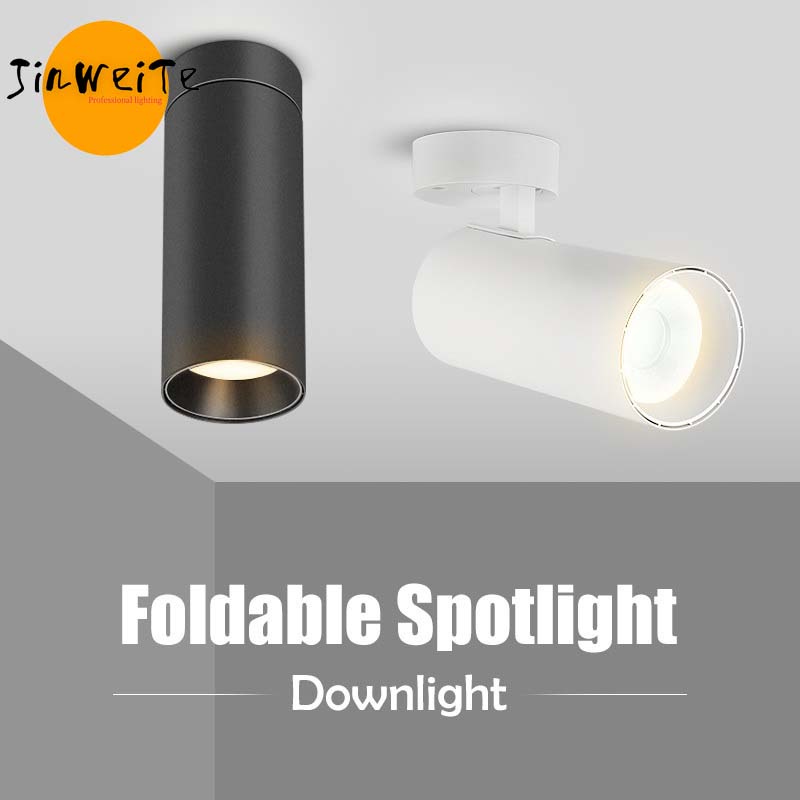 Jinweite Foldable Spotlight Ceiling Light Surface Downlight 40W ...